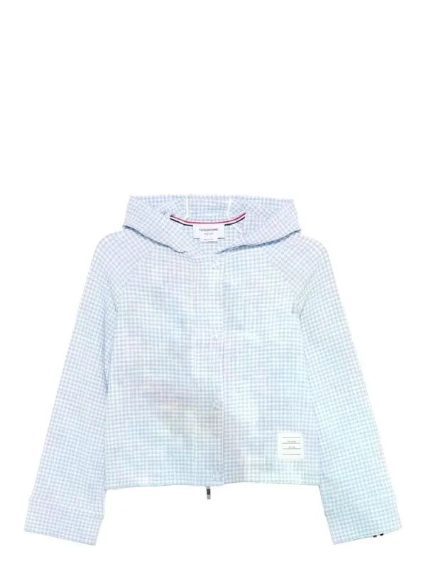 Thom Browne Gingham Tweed Jacket - Blue
