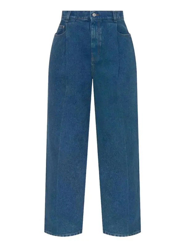 Marni Logo-patch Jeans - Blue