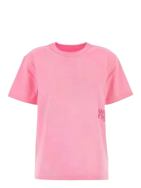 Alexander Wang Logo-print T-shirt - Pink