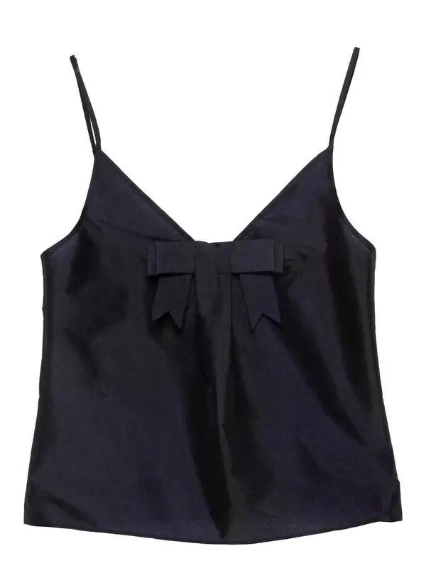 SHUSHU/TONG Bow-detail Top - Blue
