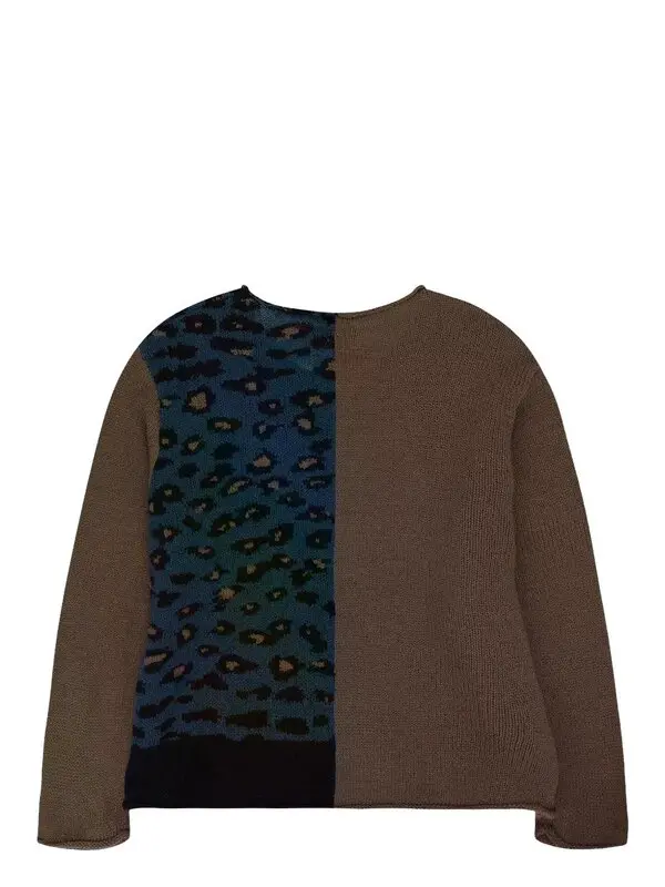 UNDERCOVERISM Leopard-jacquard Sweater - Brown