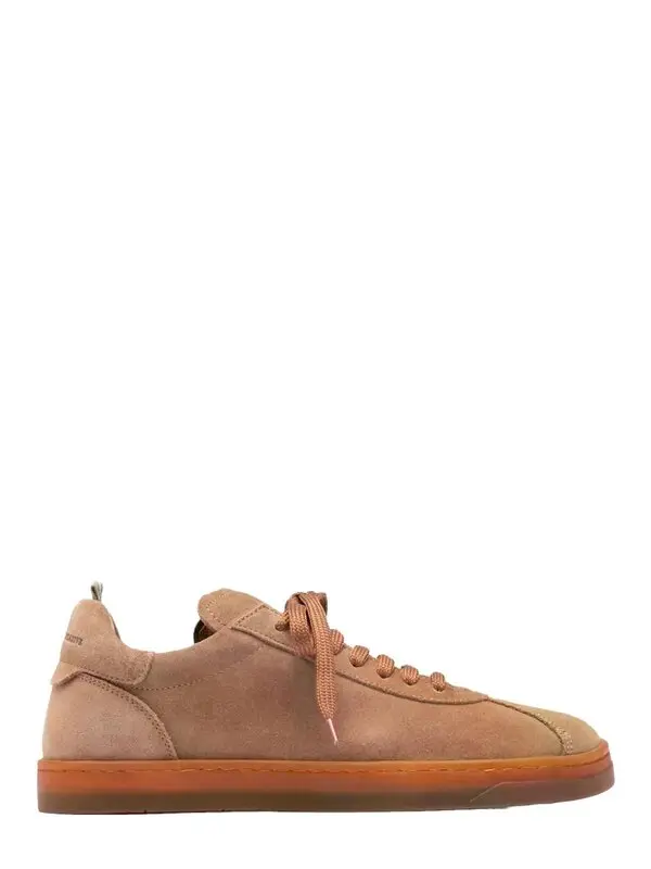 Officine Creative Karma Suede Lace-up Sneakers - Brown