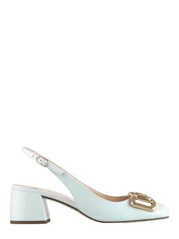 HOGL Mary Leather Slingback Pumps - Blue