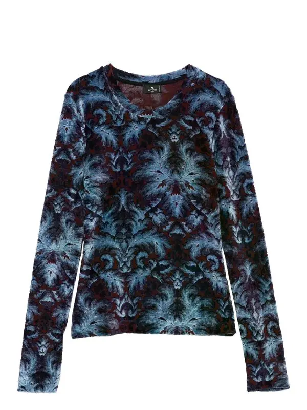 Etro Crew-neck Top - Blue