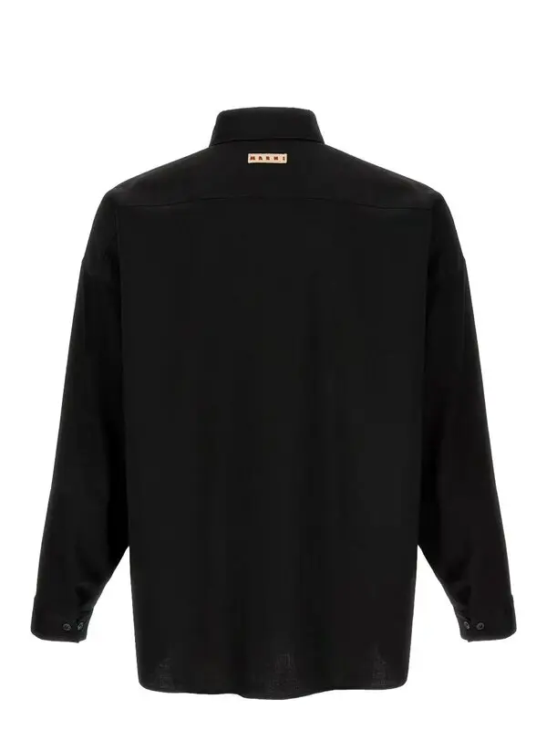Marni Wool Shirt - Black