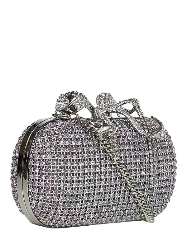 SELF-PORTRAIT Chainmail Clutch - Purple