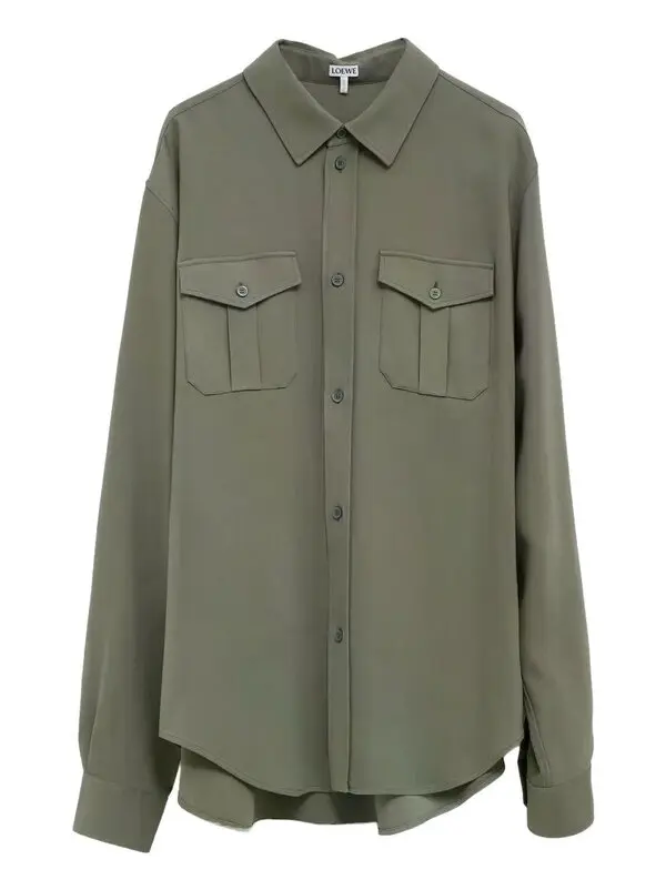 Loewe Button-up Shirt - Green