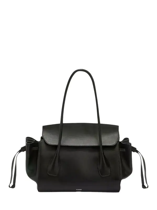 JIL SANDER Small Voyage Shoulder Bag - Black