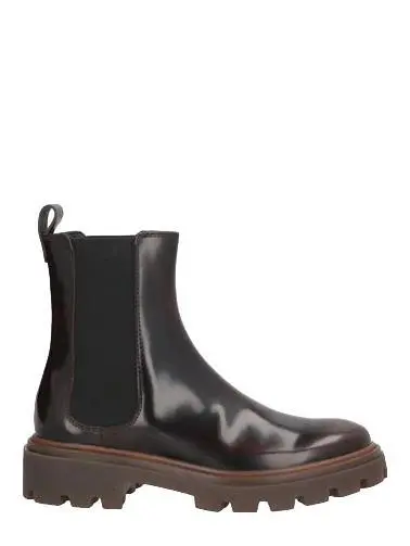 TOD'S Leather Ankle Chelsea Boots - Brown