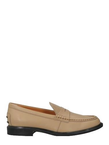 TOD'S Leather Loafers - Khaki