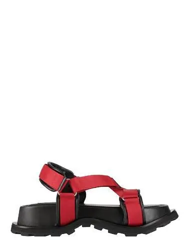 JIL SANDER Sandals Textile Fibers And Leather - Red