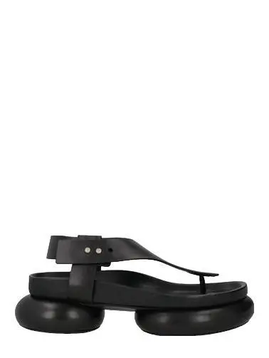 JIL SANDER Thong Sandal - Black