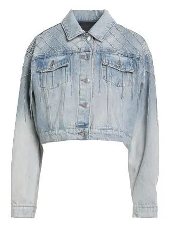 Maje Denim Trucker Jacket - Blue