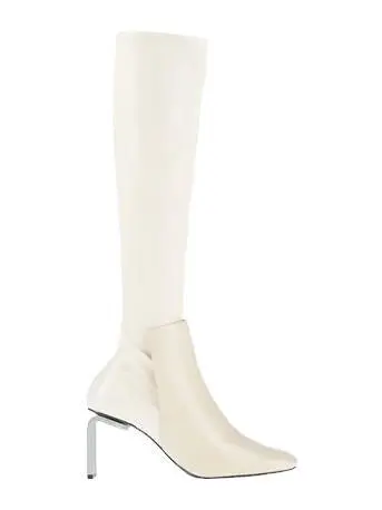 JIL SANDER Leather Boots - Off White
