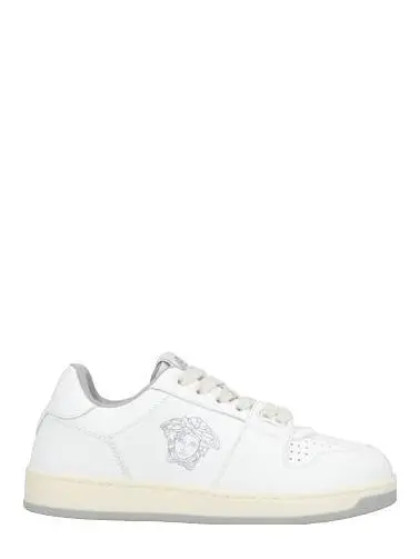 Versace Leather Low-top Sneakers - White