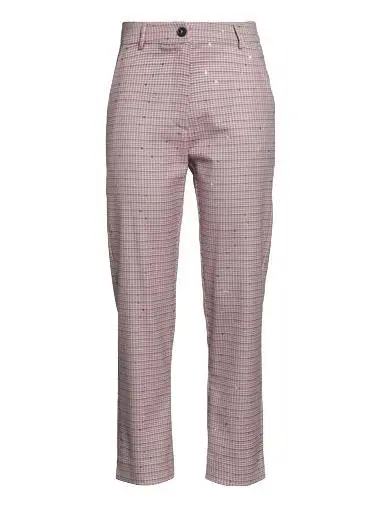 SHIRTAPORTER Tapered Houndstooth Pants - Red