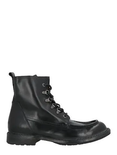Moma Lace-up Ankle Boots - Black
