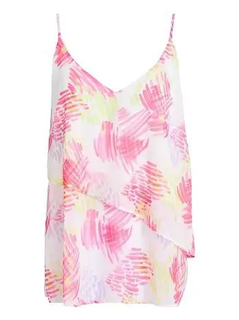 Armani Exchange Crepe Sleeveless Top - Pink