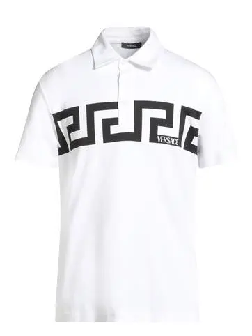 Versace Polo Shirt Size Cotton - White
