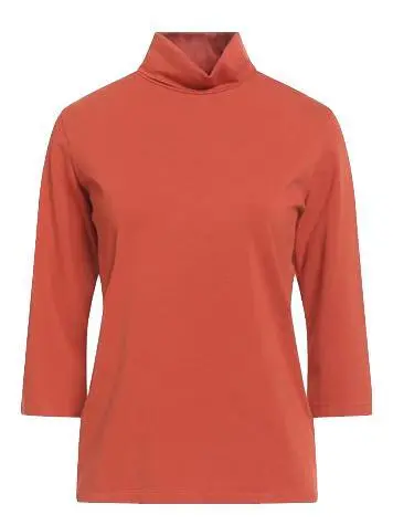 CIRCOLO 1901 Turtleneck T-shirt - Rust
