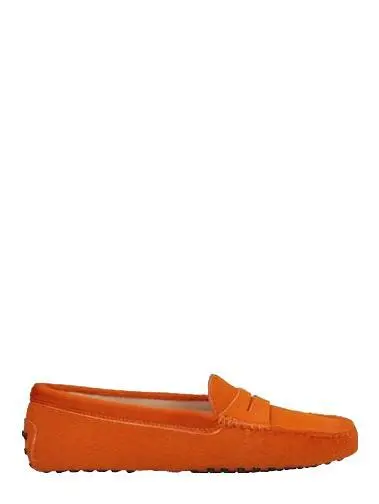 TOD'S Calfskin Loafers - Orange