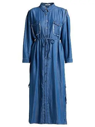 Max & Moi Tencel Maxi Dress - Blue