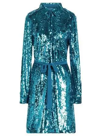 Pinko Mini Sequinned Dress - Azure
