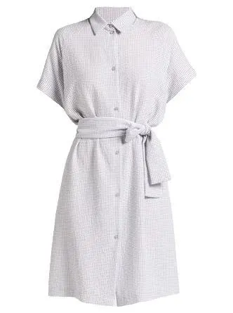 Armani Exchange Mini Shirt Dress - Grey