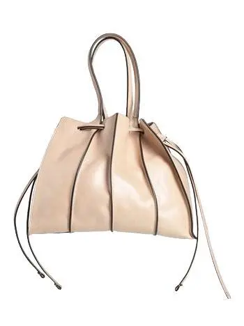 TOD'S Leather Bucket Bag - Beige