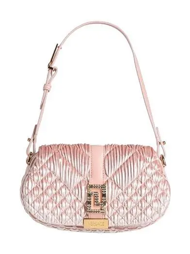 Versace Flap Bag With Appliqués - Pink