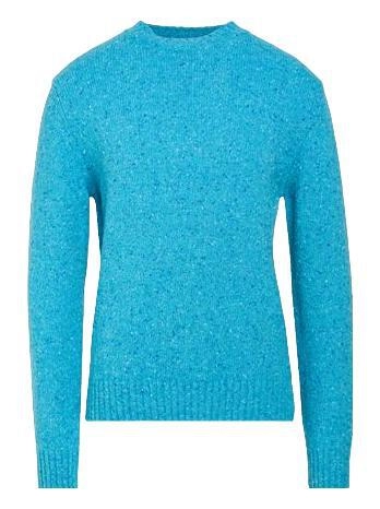 DANIELE FIESOLI Sweater In Virgin Wool And Polyamide - Azure