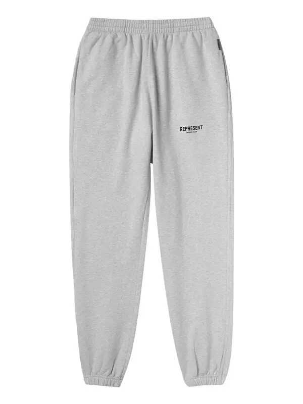 REPRESENT Owners Club Logo-print Cotton Sweatpants - Grey
