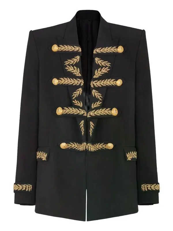 Balmain Embroidered Jacket - Black