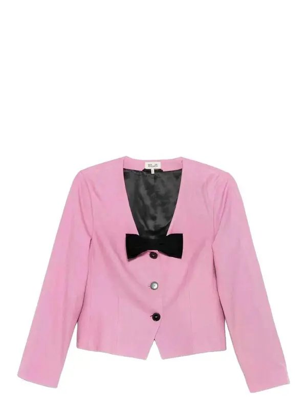 Baum Und Pferdgarten Bow-detailing Jacket - Pink
