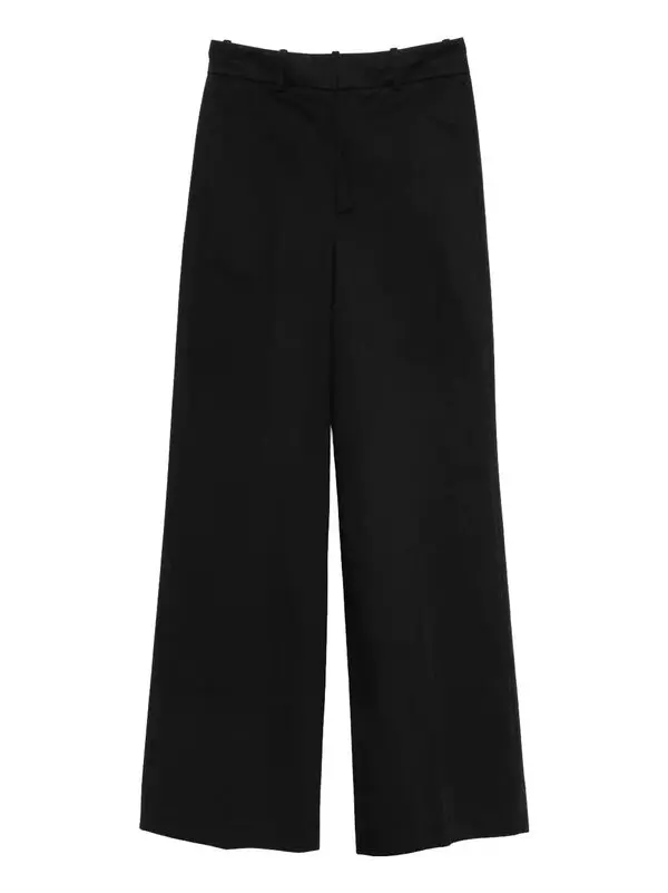 SEMICOUTURE Cotton Trousers - Black