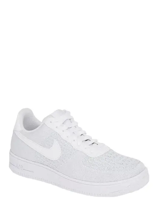 Nike Air Force 1 Flyknit 2.0 Sneakers - 100 White/prpltm