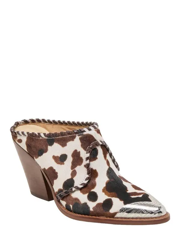 Dolce Vita Jolyn Calf Hair Mule - Cocoa Taurus Calf Hair
