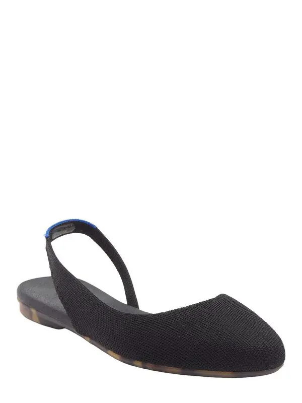 Rothy's The Almond Slingback - Black