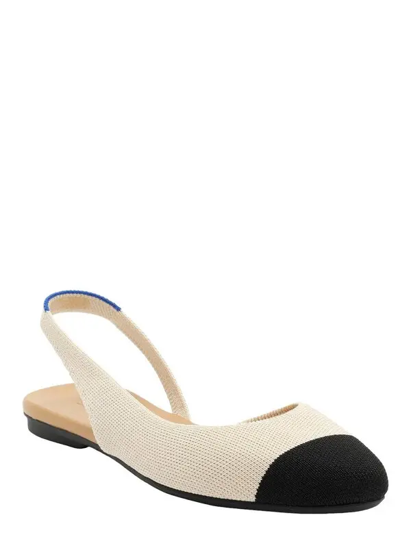 Rothy's The Almond Slingback - Conch Captoe