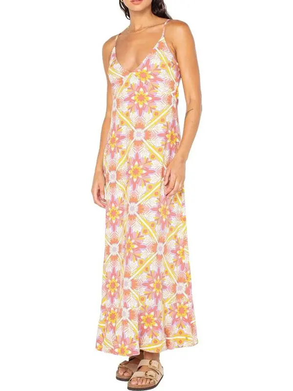 Roxy Lost Paradise Printed Sundress - Aragon
