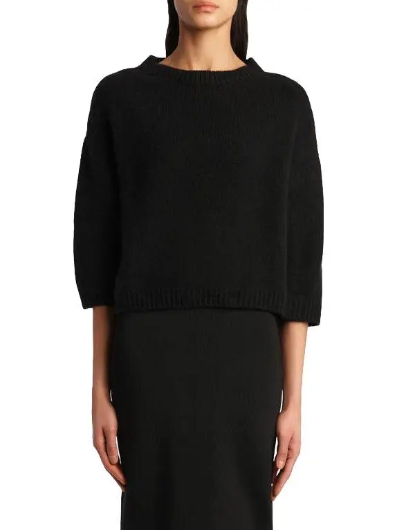 Khaite Sabina Cashmere Sweater - Black