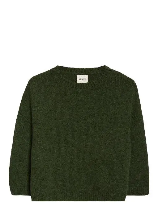 Khaite Sabina Cashmere Sweater - Seaweed