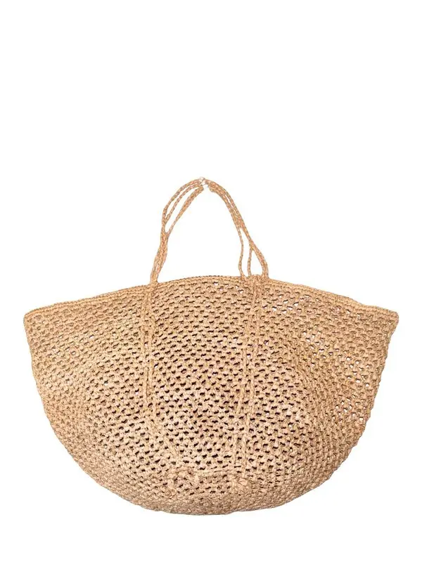 ZANATANY CONCEPTS Sinah Raffia Tote Bag - Caramel