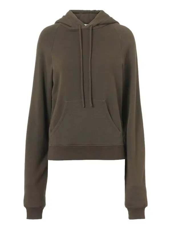THE ROW Timia Cotton And Cashmere Hoodie - Brown