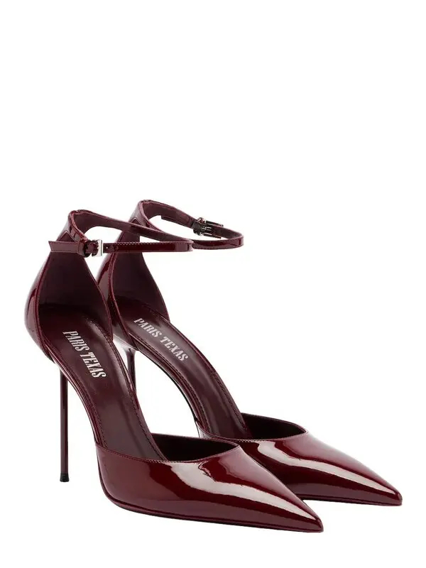 Paris Texas Lidia 105 Patent Leather Pumps - Burgundy