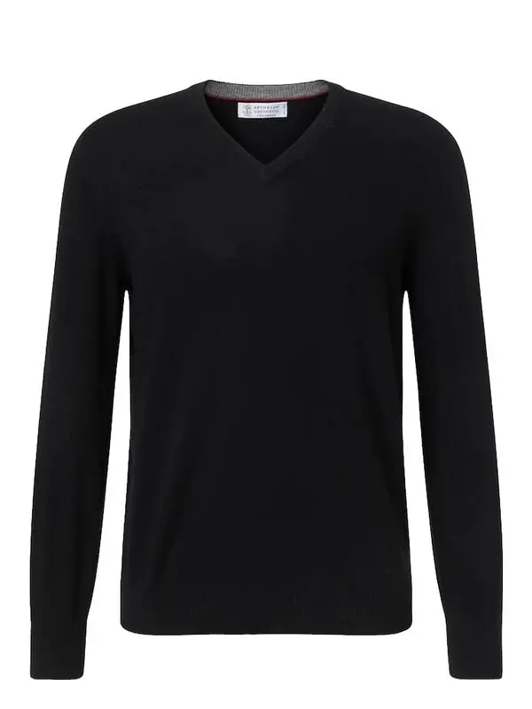 Brunello Cucinelli Cashmere Sweater - Black