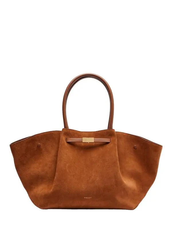 DEMELLIER New York Suede Tote - Brown