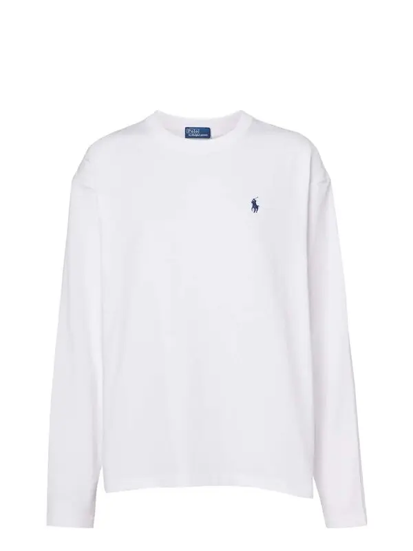 Polo Ralph Lauren Cotton Jersey Sweatshirt - White