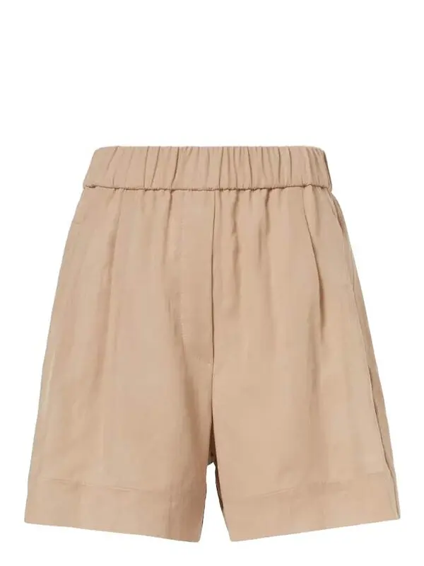 Brunello Cucinelli Cotton Bermuda Shorts - Beige