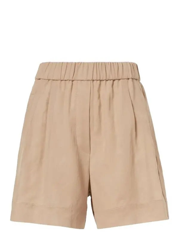 Brunello Cucinelli Cotton Bermuda Shorts - Beige